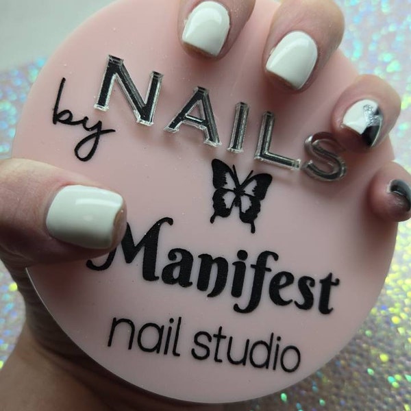 Nailfie Disc Personalized Nail Photo Prop Acrylic Photo Prop Social ...