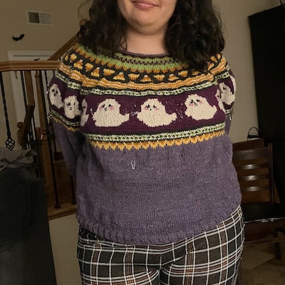 Halloween Sweater Knitting Pattern Knit a Spooky Sweater With Fair Isle ...