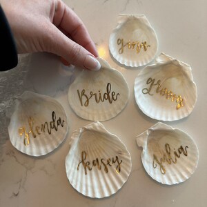 Wedding Personalized Table Name Plates Place Cards Decor Seating Chart ...