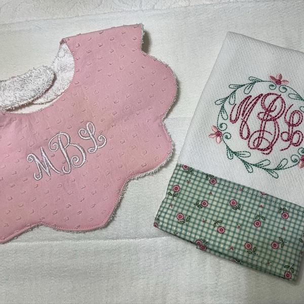 Scalloped Baby Bib PDF Sewing Pattern | Beginner Friendly | 6 Months ...