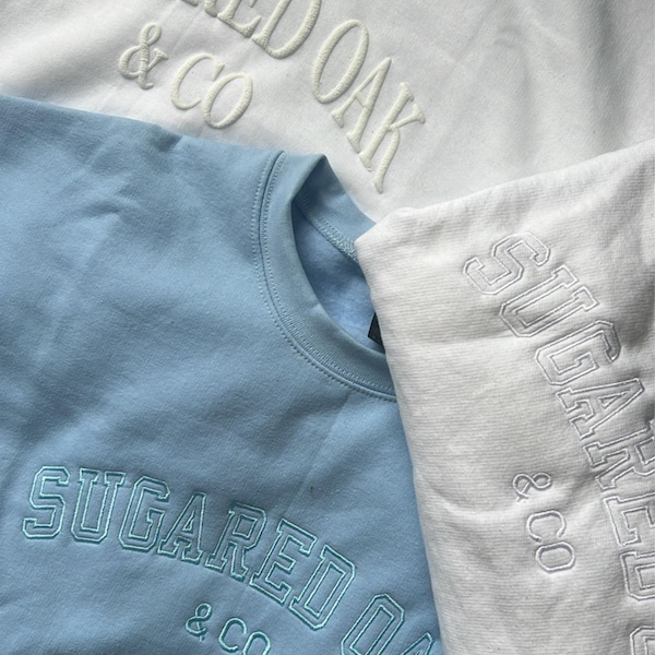 Gildan Puff Sweatshirt, Custom Puff, Custom Sweatshirt,puff Crewneck ...