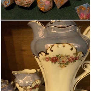 Custom Mini Teacup DND Dice Set - Etsy