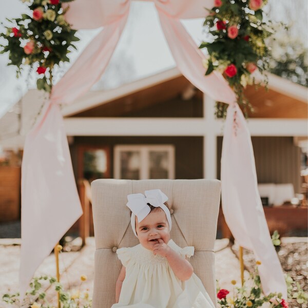 Large Wall Bow in Baby Blue, Big Bow for Events, Rooms or Nursery Decor ...