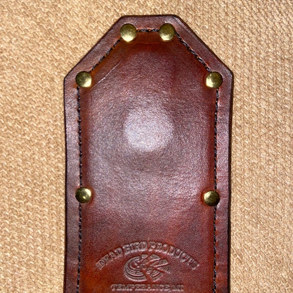 Brown Leather Shell Box Holder With Belt Clip and Spare Shell Holders ...