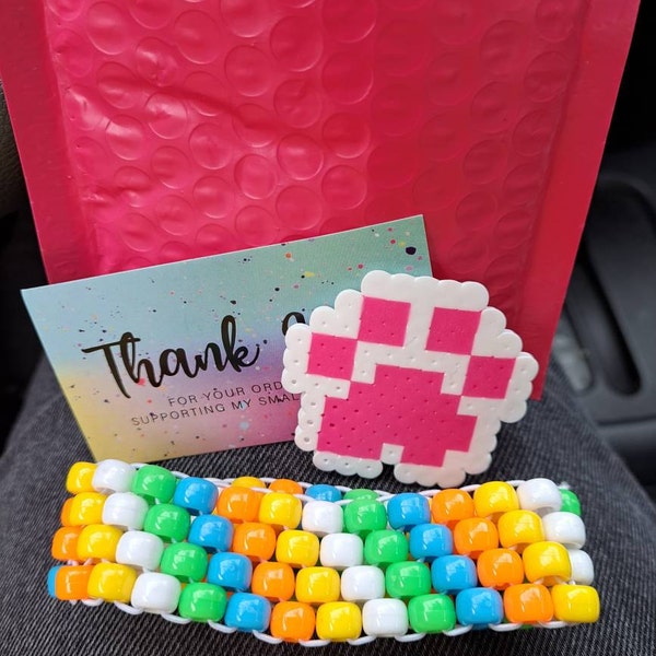 LGBTQ+ Pride Kandi Cuffs - Now With More Options!! - Etsy