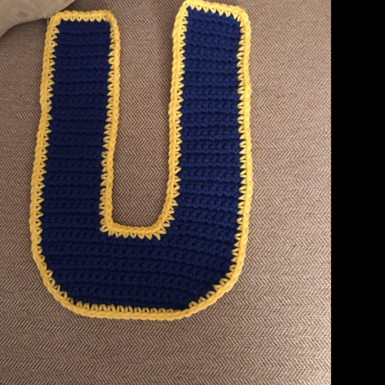 Crochet Letters Pattern R Alphabet Appliques and 3D Accent | Etsy