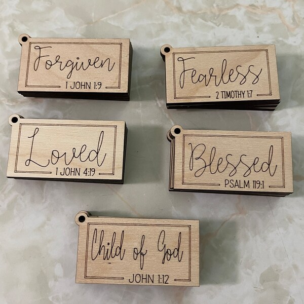 Keychains, God's Promises Keychains, Bible Verse Keychains ...