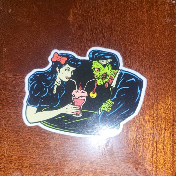 Horror, Psychobilly, Zombie, Retro Vinyl Decal, Punk Sticker, Lowbrow ...