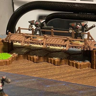 Grass Texture STL Files Hyground Square Crowns, Terrain for Miniature ...