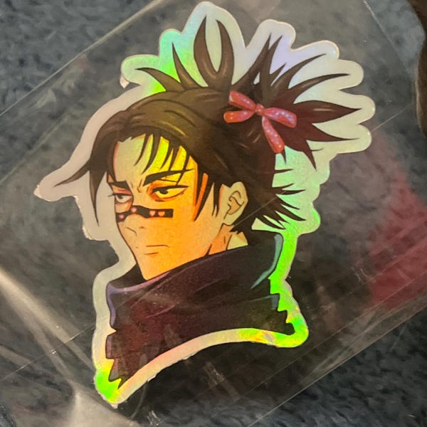 Jujutsu Anime JJK Goj0 Sticker Gift Waterproof Holographic for Water ...