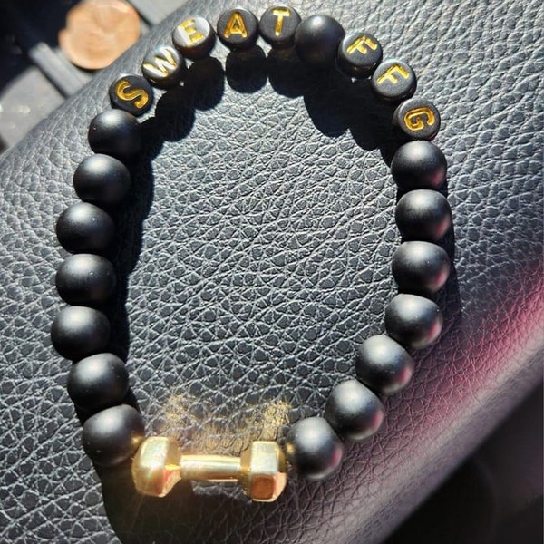Barbell Bracelets-fitness Bracelet-dumbbell Bracelet-crossfit Bracelet ...