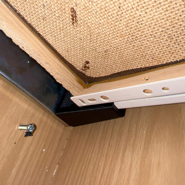 Scheirich Cabinet Drawer Guide Socket / Boot Plastic Replacement Part ...