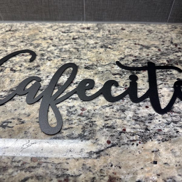 Cafécito Sign | Metal Coffee Bar Sign | Spanish Cafecito Sign | Metal ...