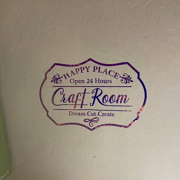 Craftroom Sign Making Decal, Craft Room Frame Decal Svg,craft Room Open ...
