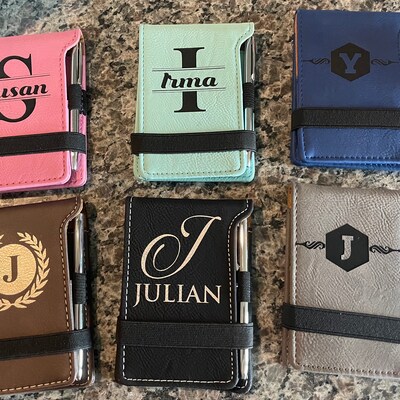Personalized Notepad With Pen, Graduation Gift, Notepad Holder ...