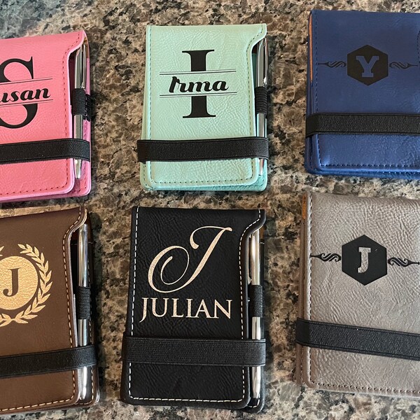 Personalized Notepad With Pen, Graduation Gift, Notepad Holder ...