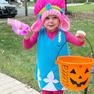 POPPY Costume Dress Girls Toddler Baby 9 12 18 24 Months 2T 3T 4T 5/6 ...