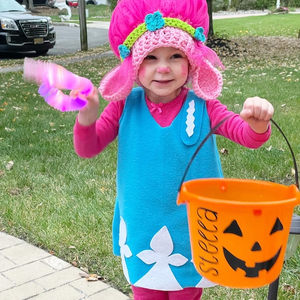 POPPY Costume Dress Girls Toddler Baby 9 12 18 24 Months 2T 3T 4T 5/6 ...