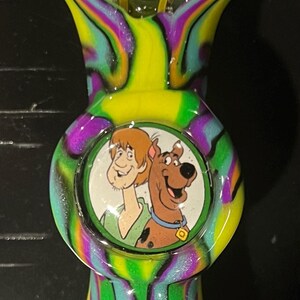 Custom Space Stitch, Glass Smoking Pipe, Girly Pipes, Unique, Glass ...