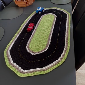 Racetrack Play Mat Rug, Crochet - Etsy