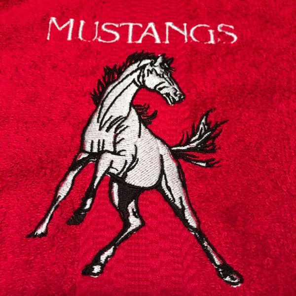 Filled Mustang - Machine Embroidery Design, Embroidery Designs, Machine ...