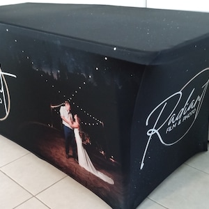 Full Color Trade Show Polyester Custom Tablecloth for Event, Craft Fair ...