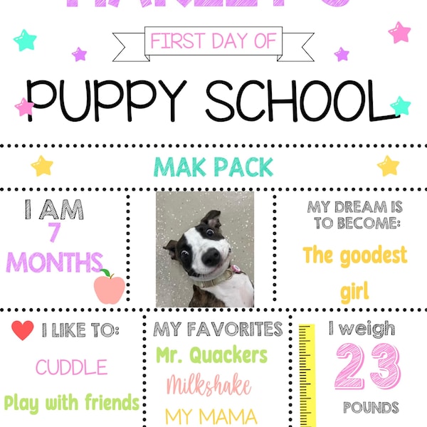 Chalkboard Back to School Sign, Editable First Day of School Sign ...