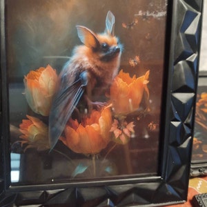 Victorian White Rabbit Painting, Emily Bunny Vintage Portrait ...