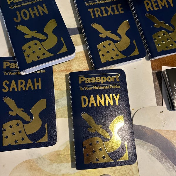 Personalized National Park Passport -- Gift for Outdoor Lovers ...