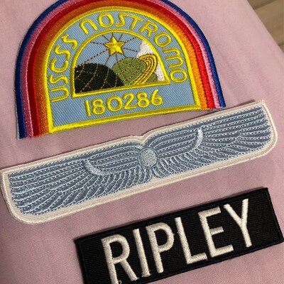 Alien Ellen Ripley Uniform USCSS Nostromo Coveralls Crew Set Patches ...