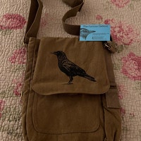 Crow Raven Tech Bag Small Purse Crossbody Shoulder Bag 11x7x2 Inches ...