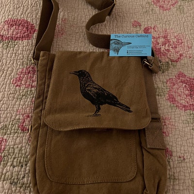 Crow Raven Tech Bag Small Purse Crossbody Shoulder Bag Gift for Crow ...