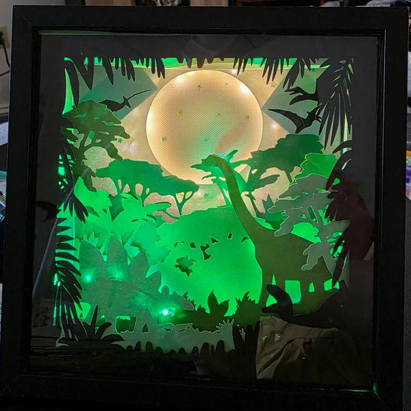 Flexi-spacers Template From Cardstock for a Layered Artwork Shadow Box ...