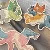 Aceflux Pride Stickers Shark, Dog, Cat Designs Holographic Sticker for ...