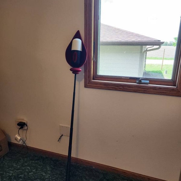 The Radio Demon Cosplay Staff- Black or Red, Alastor's Microphone Cane ...