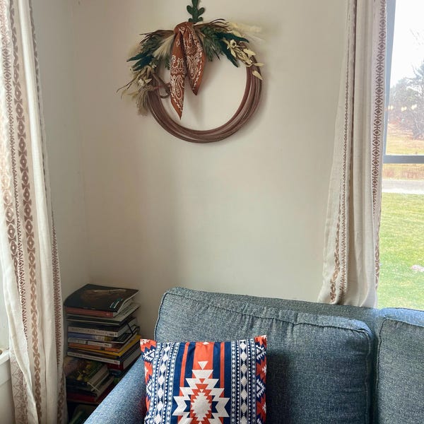 Rope Wreath, Western Wreath, Lariat Wreath, Lasso Wreath, Western ...