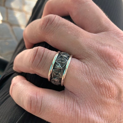 KELLS KNOT Celtic Woven Band in Sterling Silver - Etsy