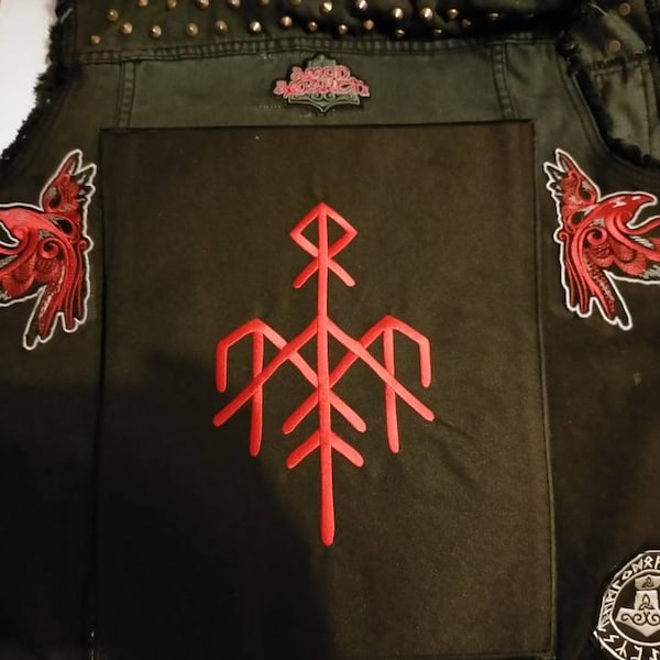 Celtic Raven Embroidered Patch | Odin's Ravens Patch | Viking Patch Sew ...