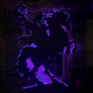 8ft Headless Horseman Template When Made. Printable Trace and Cut ...