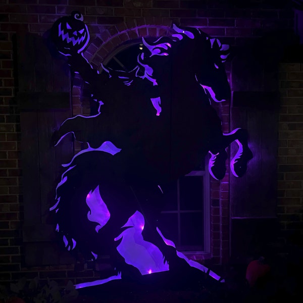 8ft Headless Horseman Template When Made. Printable Trace and Cut ...