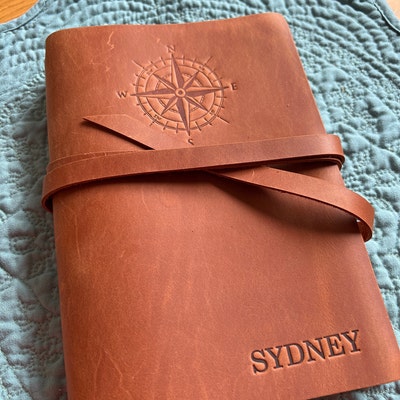 Custom Leather Journal for Graduation Gift , for College Graduation ...