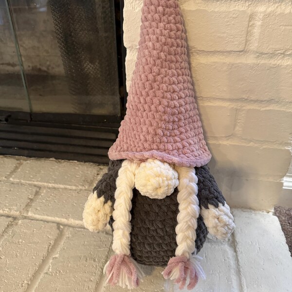 PATTERN: Plush Gnome Pattern Amigurumi Chunky Gnome Pattern Crocheted ...