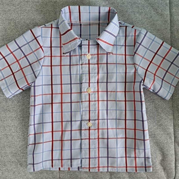 Shirt Sewing Pattern for Kids, Boy's Shirt Pattern, Kids Pattern, PDF ...
