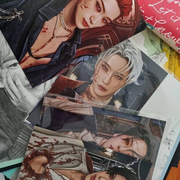 Vampire Seonghwa - Park Seonghwa of Ateez Fanart Kpop Fanart Digital ...