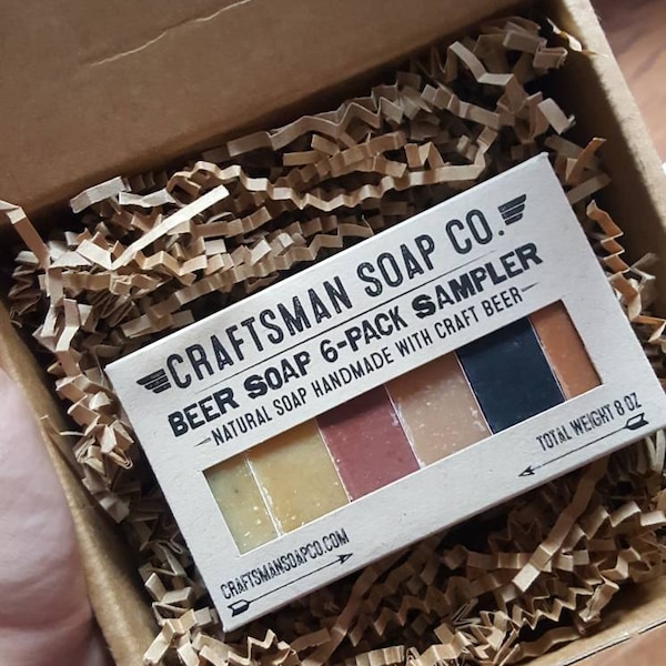 Beer Soap Sampler Set, California Craft Ales & Lagers, Handmade ...