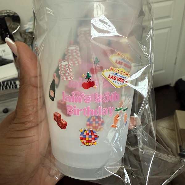 PERSONALIZED Summer Party Cups | La Dolce Vita Party | Personalized ...