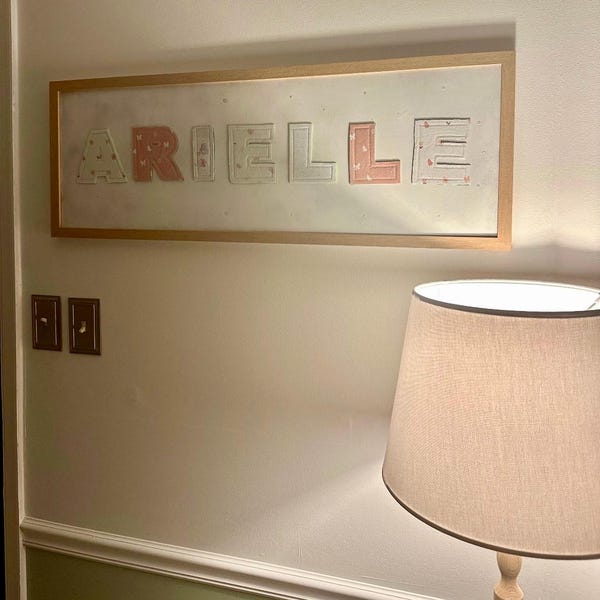 Baby Clothes Keepsake - Custom Framed Baby Name - Etsy