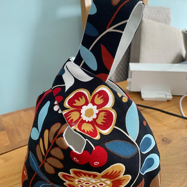 Japanese Knot Bag Sewing Pattern | Reversible Large Knot Bag | Unique ...