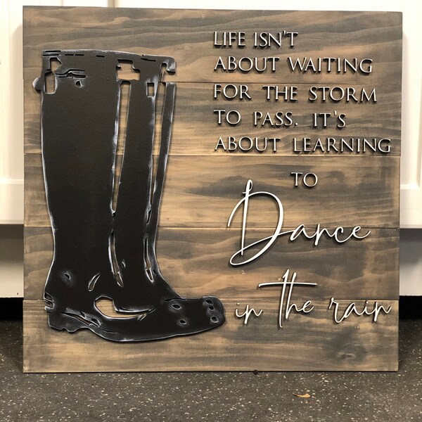 Dance in the Rain SVG, Inspirational Svg, Rain Boots Vector, Fsrmhouse ...