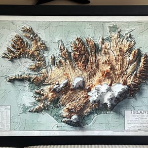Portland, Oregon Map Satellite Elevation Map Map Art Topographic ...